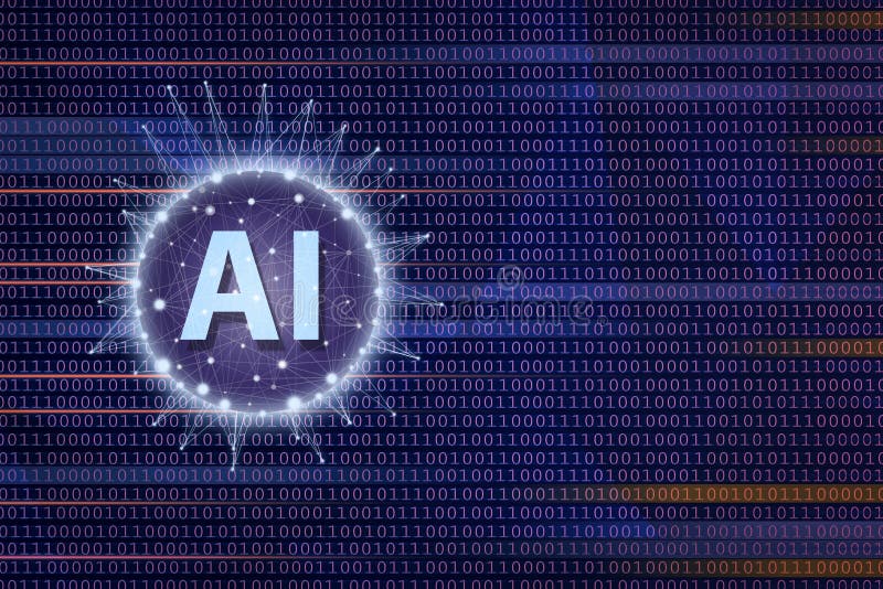 Artificial Intelligence, Digital, Technology Background, with Binary ... Artificial Intelligence, Digital, Technology Background, with Binary ...