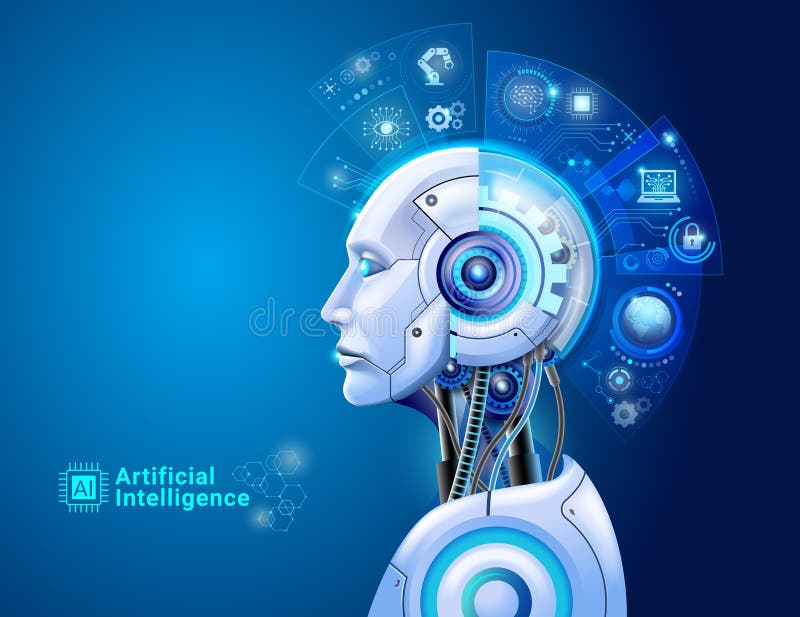 Ai Robot Artificial Intelligence Icons. Vector Illustration Stock ... Ai Robot Artificial Intelligence Icons. Vector Illustration Stock ...