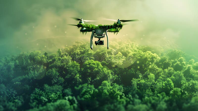 Artificial Intelligence Ecosystem Guardians AI Stock Illustration ...