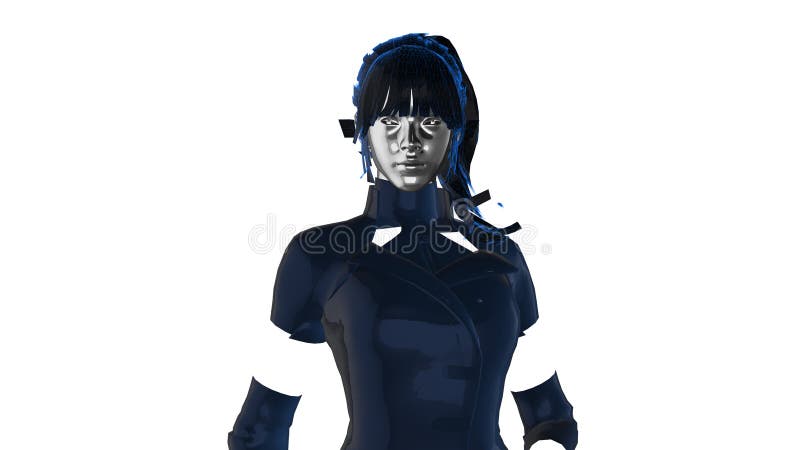 Artificial Intelligence Woman Anime Stock Illustrations – 215 ...