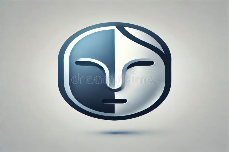 Artificial Intelligence Face Icon Logo Stock Illustration ...