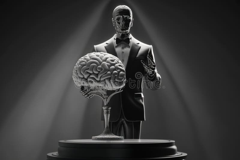 Artificial Intelligence in the Form of a Human Brain Created with ...