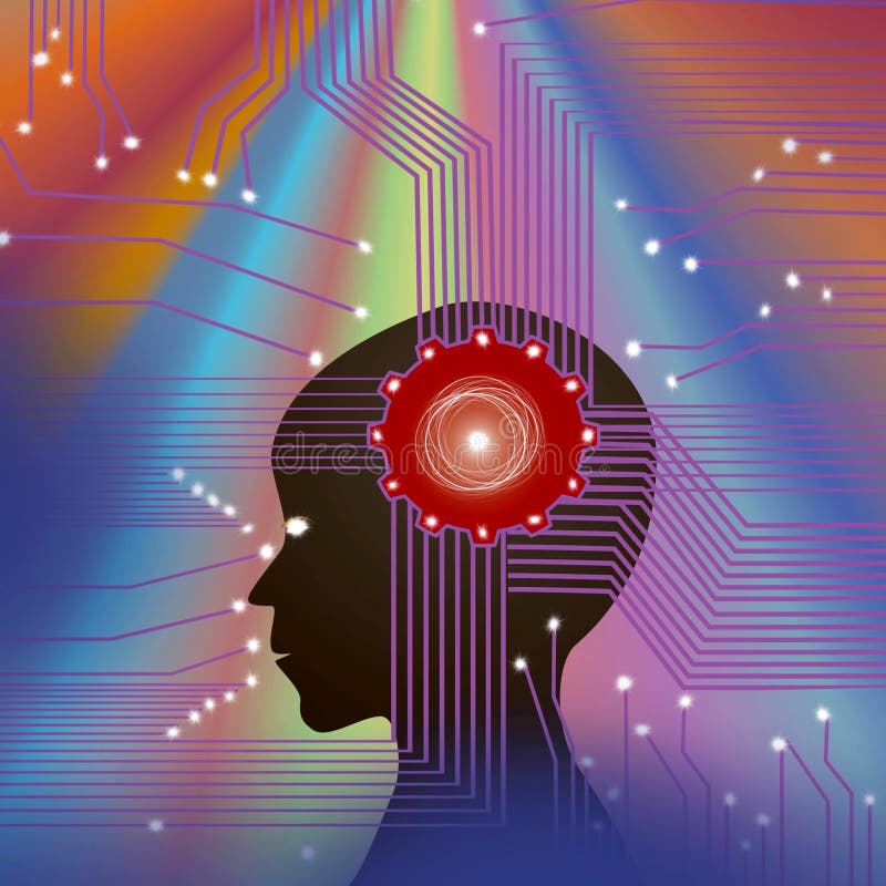 Artificial Intelligence in the Future, Modern Technology Stock Photo ...