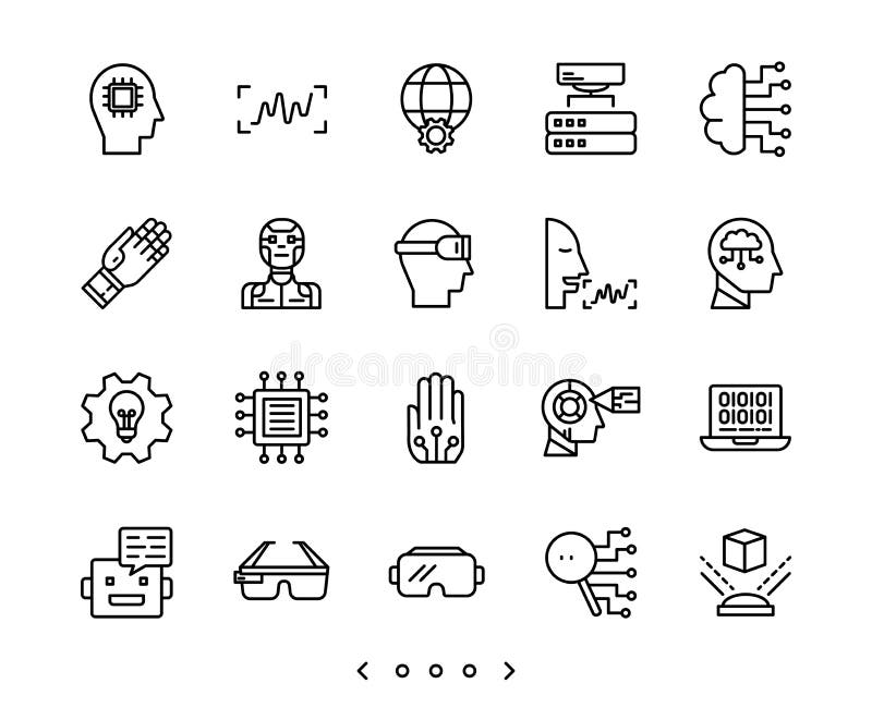 Artificial Intelligence and Robot Technology Infographic Outline Design ...