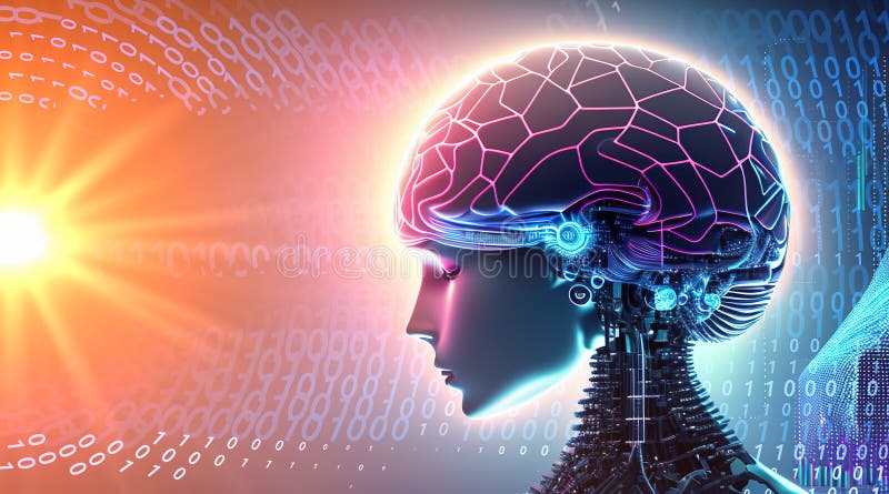 Artificial Intelligence and Future Technologies. AI Learning and Artificial Intelligence Concept ...