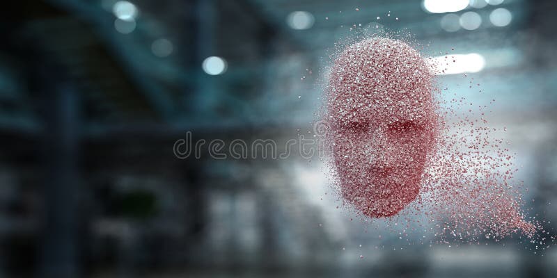 Artificial Intelligence and Future Technologies. Mixed Media Stock ...