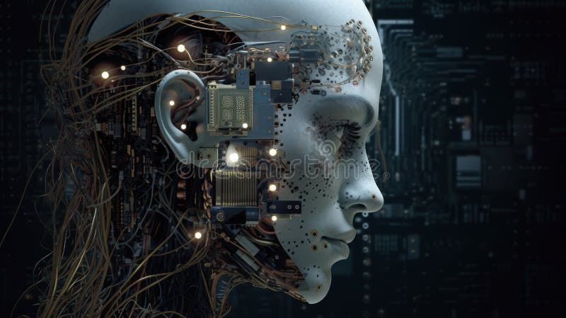 Artificial Intelligence: the Future of Technology. Generative AI Stock ...