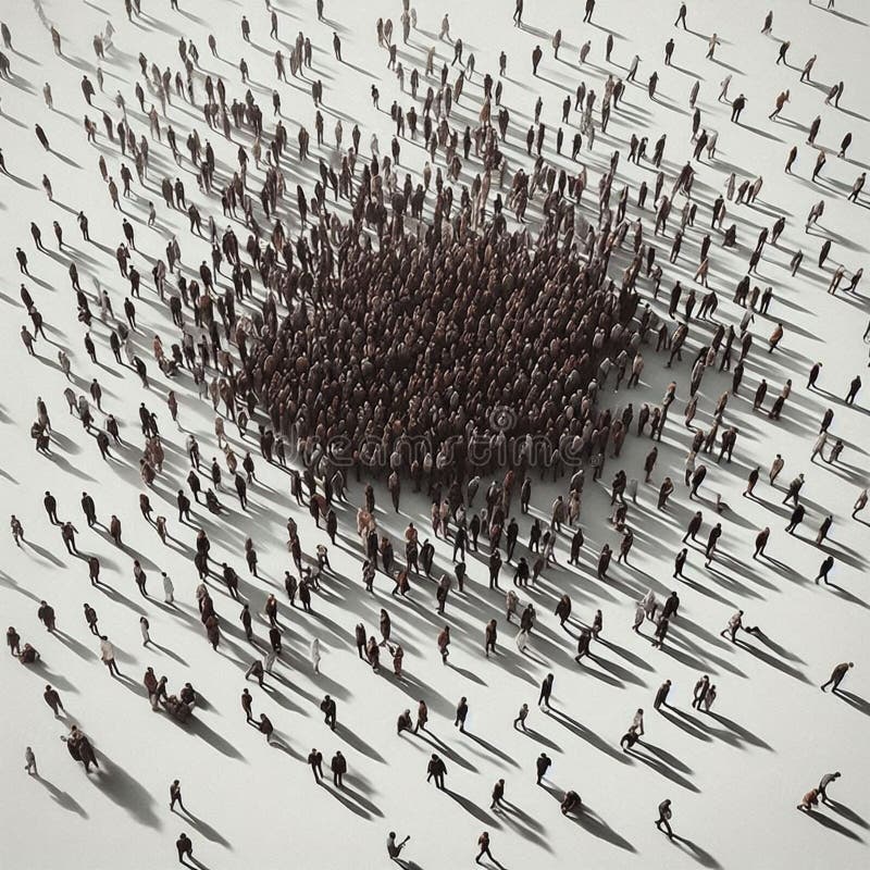 An Incalculable Legion of People Stuck in the Same Solitary Spot ...