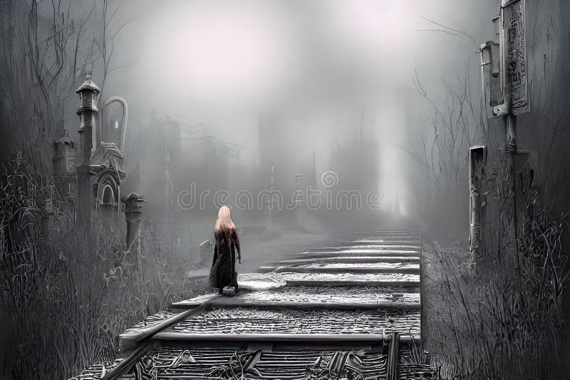 Image of Activity or Environment Scene at Haunted Train Tracks by the ...