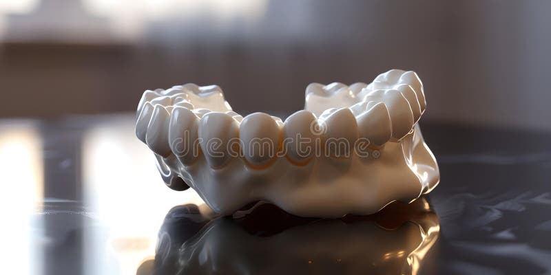 Artificial Intelligence Generated Image of a 3D Printed Dental Model ...
