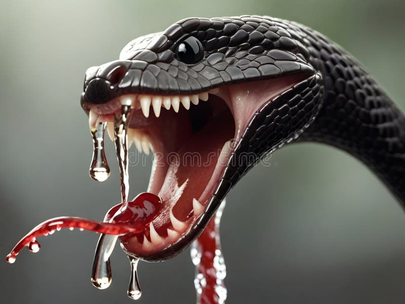 Snake Spitting Venom Stock Illustrations – 200 Snake Spitting Venom ...