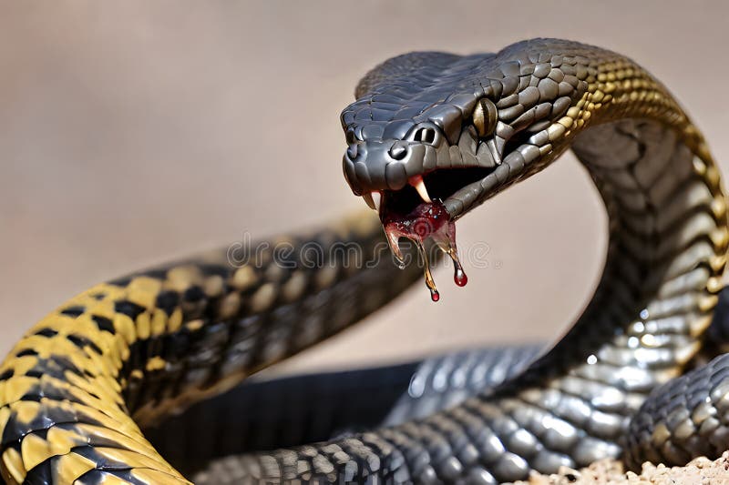 Snake Spitting Venom Stock Illustrations – 200 Snake Spitting Venom ...