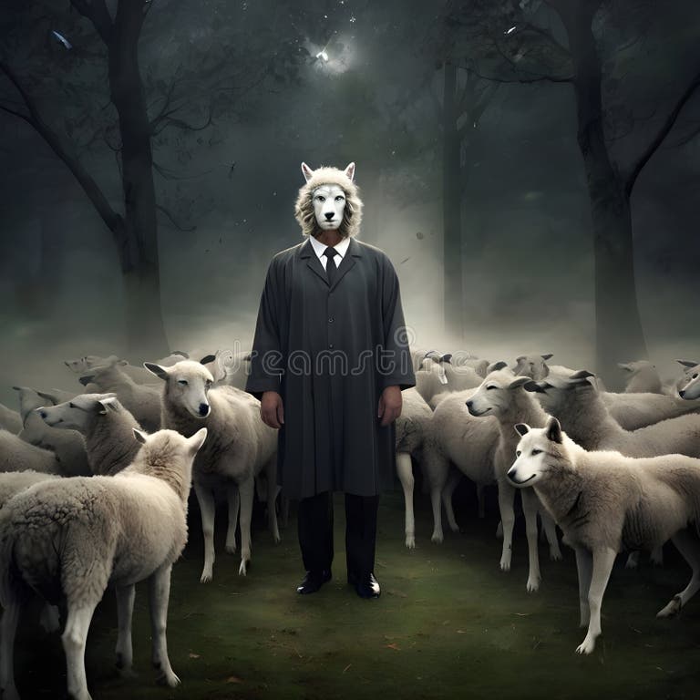 Wolf Disguises Stock Illustrations – 83 Wolf Disguises Stock ...