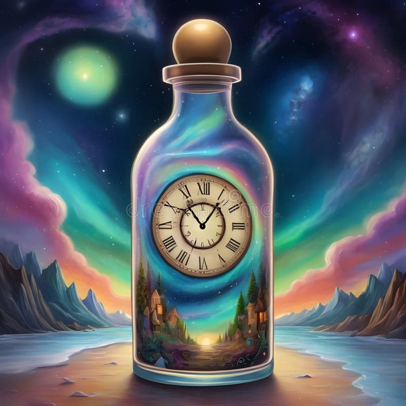 Image of the Karla Gerard Time Clock is Represented in a Bottle ...