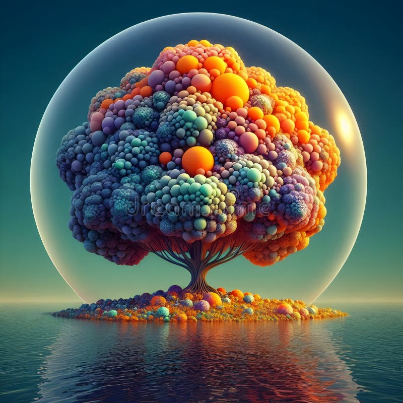 Image of Minimalist Painterly Fantasy the Fractal Persistence of Vision ...