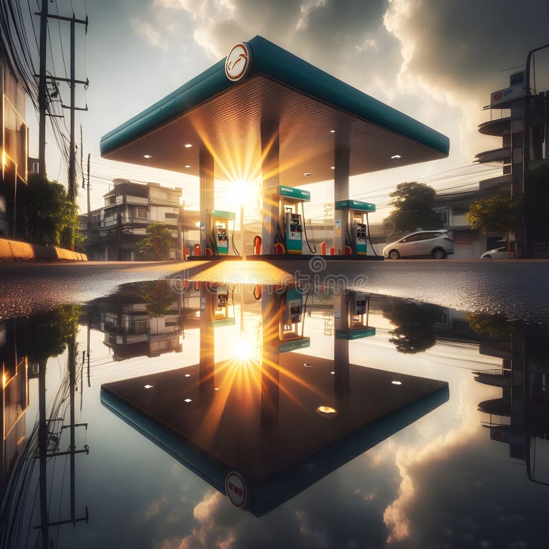 Image of Modern Building Structure Reflection Flawlessly Captured ...