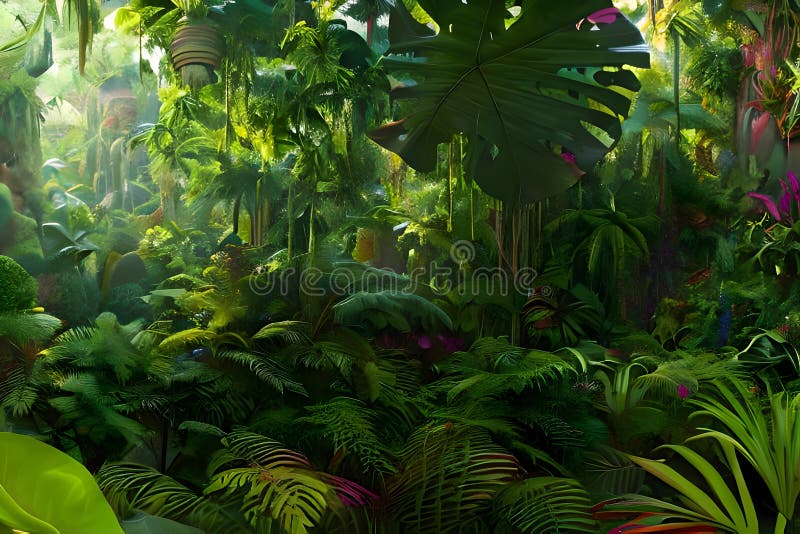 Mystical Woodland Archway with Radiant Glow. Spectacular Fantasy Scene ...