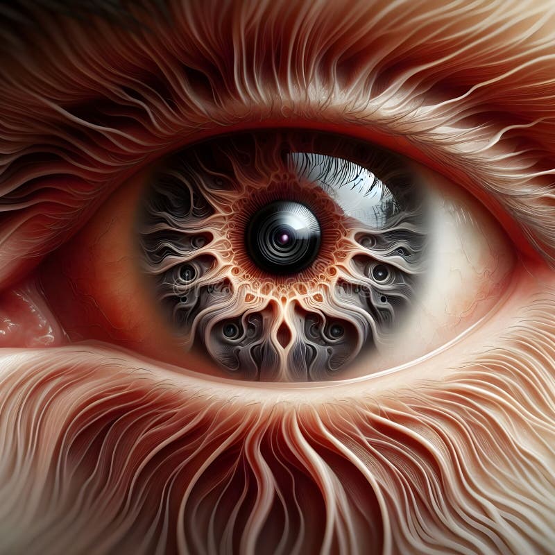 An Image of a Person S Inner Spiritual Revealed through a Camera that ...