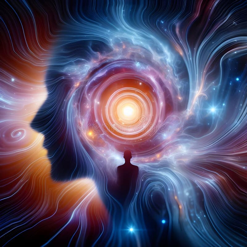 An Image of a Person S Inner Spiritual Revealed through a Camera that ...