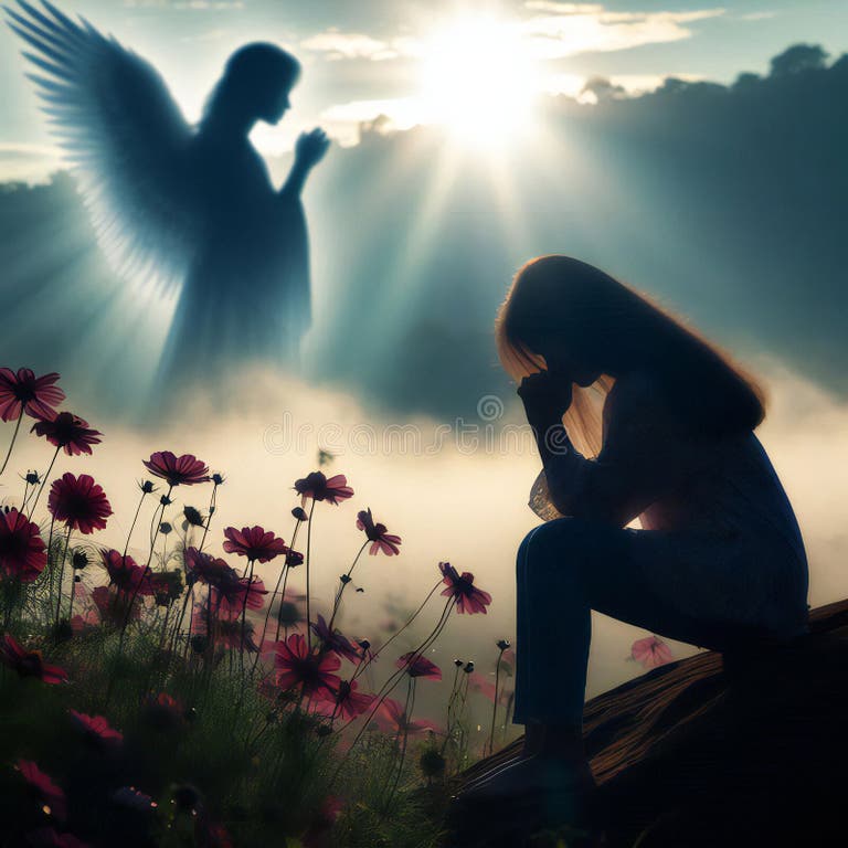 Shadowy Angel Stock Illustrations – 52 Shadowy Angel Stock ...