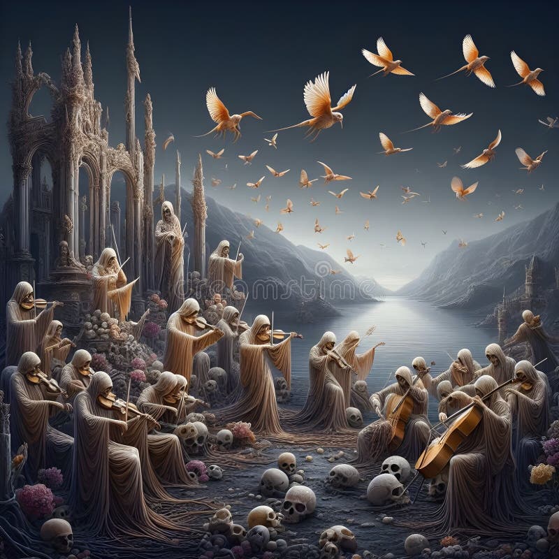 Image of the Symphony of Death in a Fleeting Reminder of Life S Fragile ...