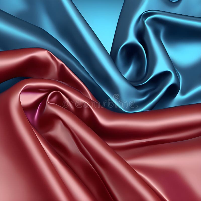 Image of Variety Abstract Colored Flowing Waving Textile of Silk Satin ...