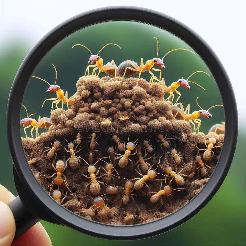Knolling Photography of an Insect on the Surface Ground in the ...
