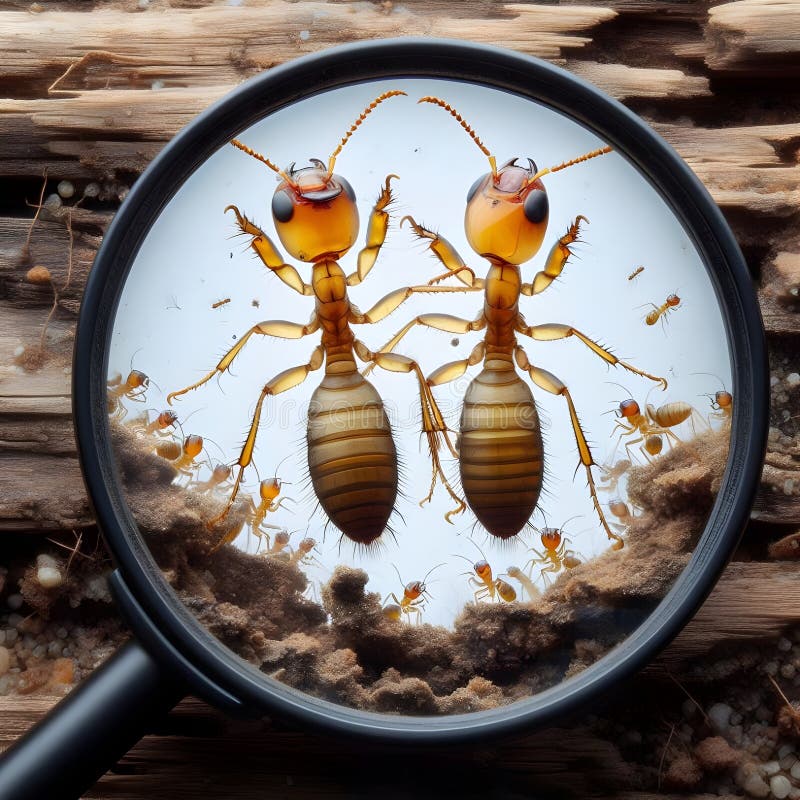Knolling Photography of an Insect on the Surface Ground in the ...