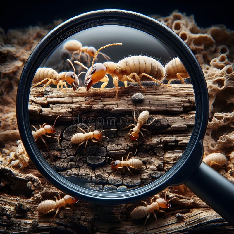 Knolling Photography of an Insect on the Surface Ground in the ...