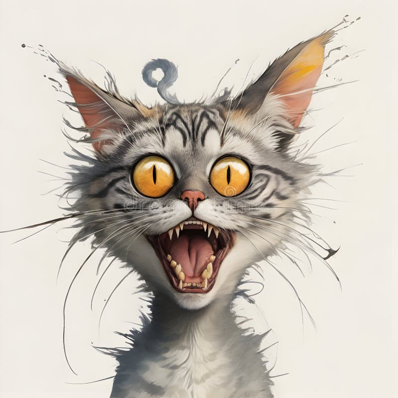 Images of the Crazy Character of Dog and Cat in the Style of Ralph ...