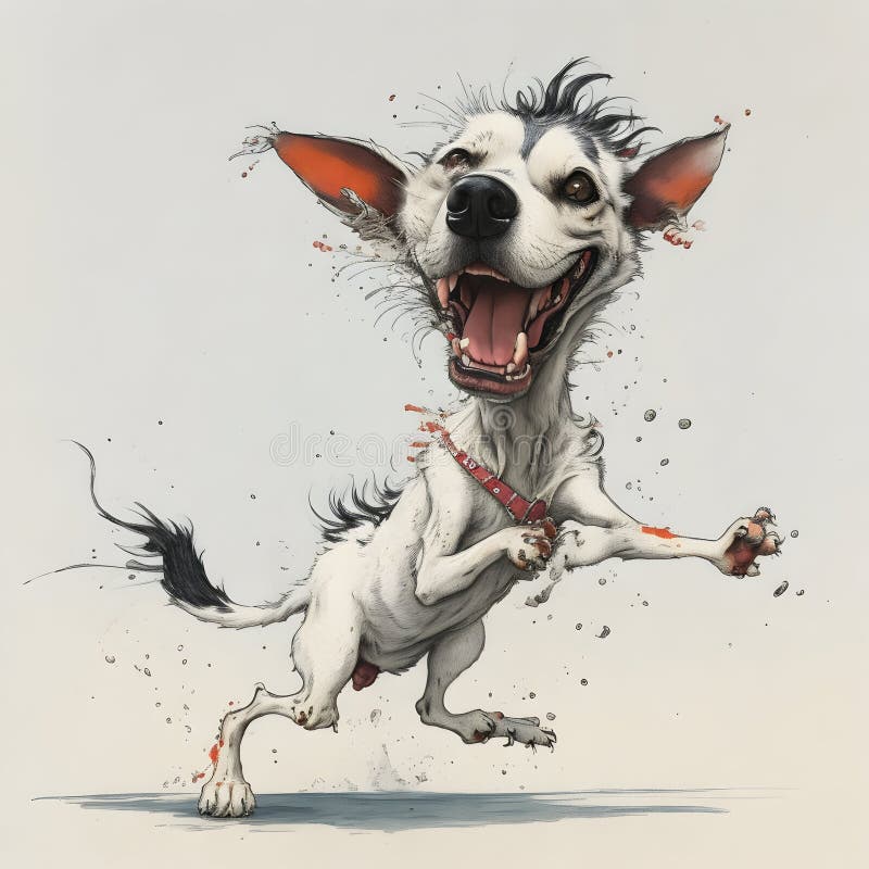 Images of the Crazy Character of Dog and Cat in the Style of Ralph ...