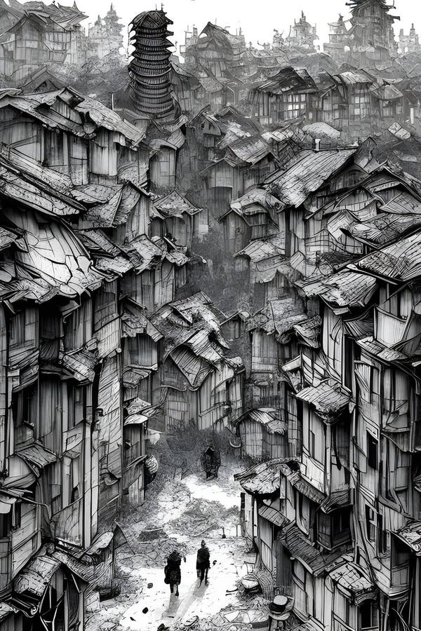 Image of the Multicolored Gigantic Scale Buildings Pile and Stack Up ...