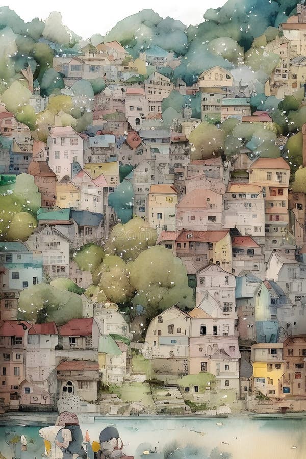 Image of the Multicolored Gigantic Scale Buildings Pile and Stack Up ...