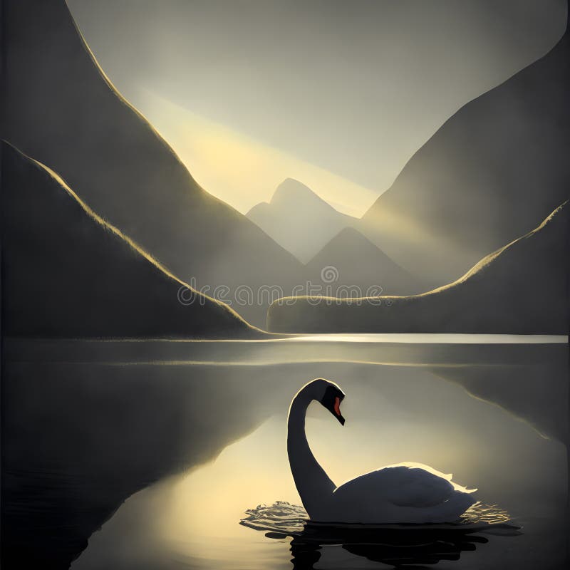 Serene Swan Stock Illustrations – 234 Serene Swan Stock Illustrations ...