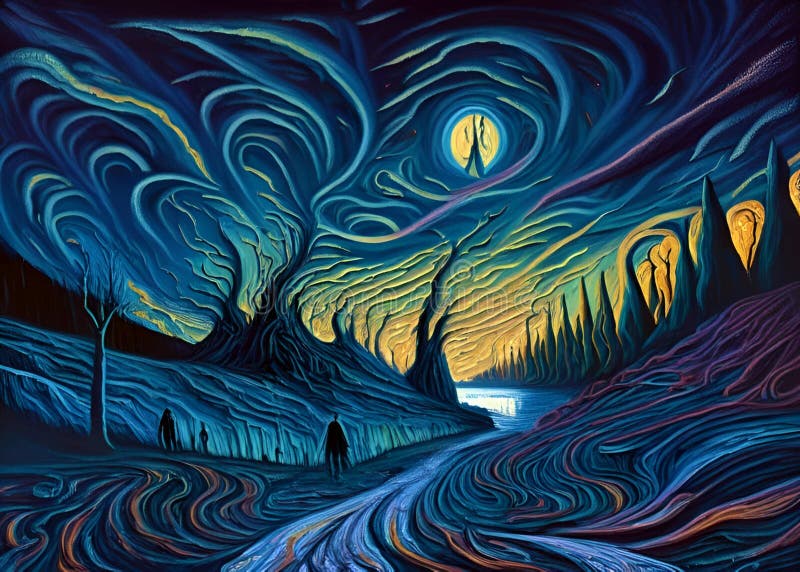 Painterly Image of the Petrifying Looks of the Scream Munch with Giger ...