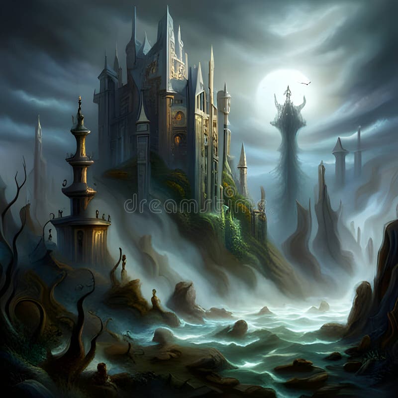 Painterly Image of the Petrifying Looks of the Scream Munch with Giger ...