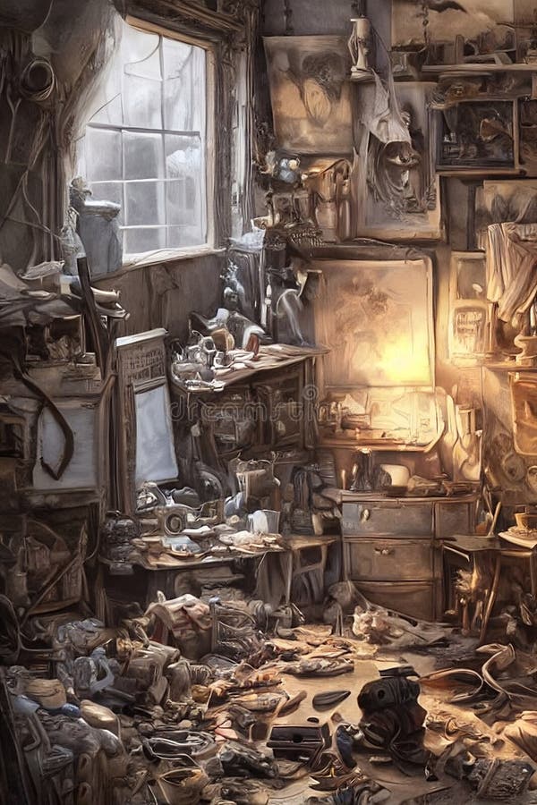 Messy Computer Room Stock Illustrations – 552 Messy Computer Room Stock ...