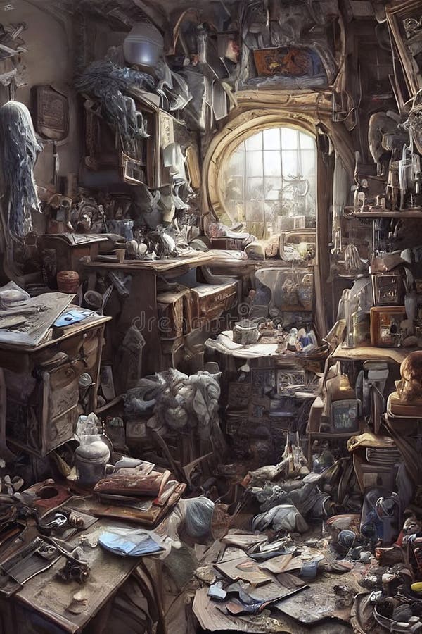 Messy Computer Room Stock Illustrations – 552 Messy Computer Room Stock ...