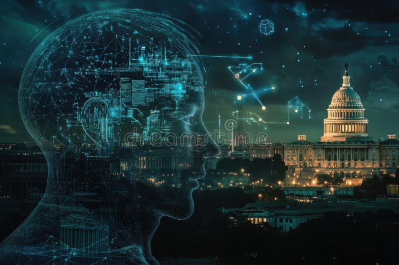 Artificial Intelligence and Government Concept Stock Photo - Image of ...