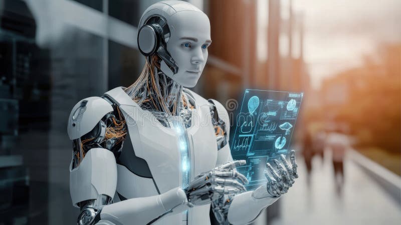 Artificial Intelligence in Healthcare Analyzing Human Body Scan Stock ...