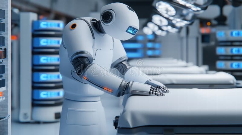 Artificial Intelligence in Healthcare Analyzing Human Body Scan Stock ...