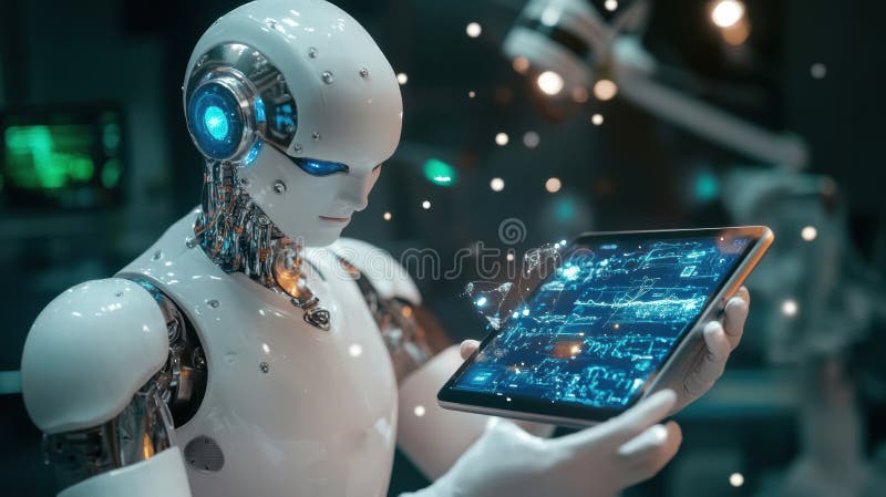 Artificial Intelligence in Healthcare Analyzing Human Body Scan Stock ...