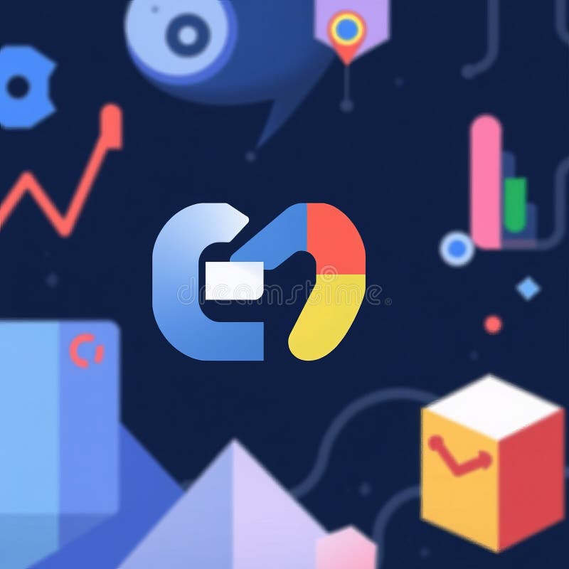 Google Gemini AI Logo with Google Background: Chatgpt Illustration of ...