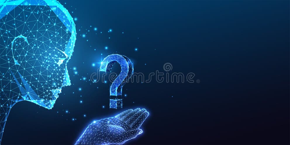 Artificial Intelligence and Human Inquiry Intersection. Futuristic ...