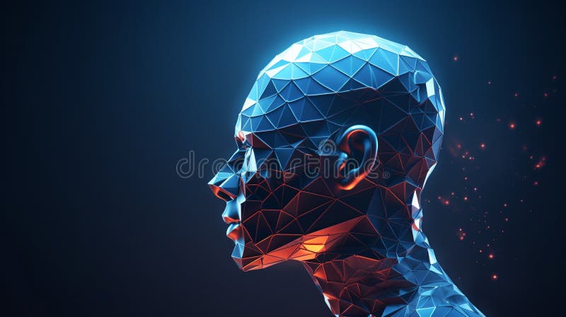 Artificial Intelligence in Humanoid Head. Generative AI Stock ... Artificial Intelligence in Humanoid Head. Generative AI Stock ...