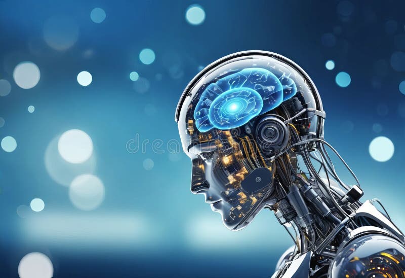Ai Robotic Head Data Analysis Stock Photos - Free & Royalty-Free Stock ...