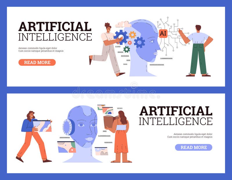 Artificial Intelligence in Humanoid Head, People Training AI Robot with ...