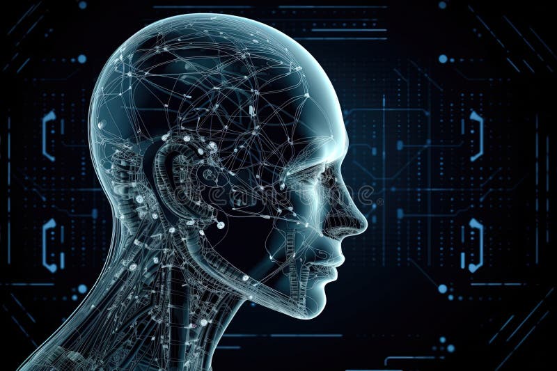 Artificial Intelligence. Humanoid Robot Stock Illustration ... Artificial Intelligence. Humanoid Robot Stock Illustration ...