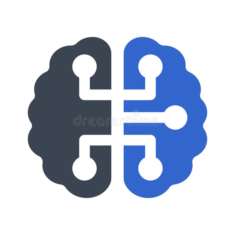 Artificial Intelligence Icon Stock Vector - Illustration of ...