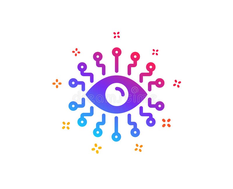 Artificial Intelligence Icon. All-seeing Eye Sign. Vector Stock Vector ...